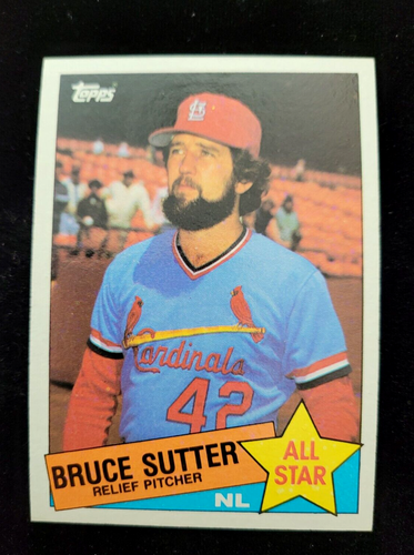 1985 TOPPS #722 BRUCE SUTTER ST LOUIS CARDINALS ALL STAR | eBay