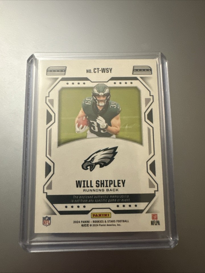 2024 Panini Rookies & Stars - Cross Training Will Shipley #CT-WSY /399 ...