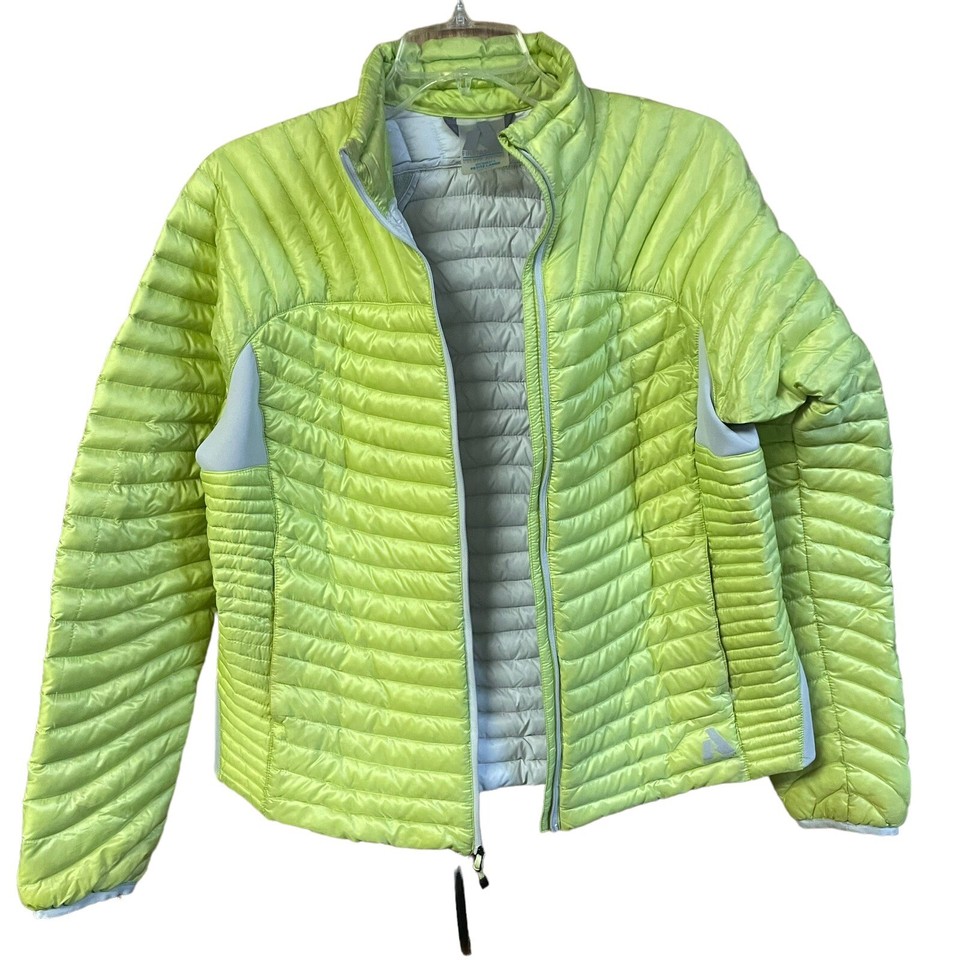 Eddie Bauer First Ascent Bright Green EB800 Down Puffer Coat Womens ...
