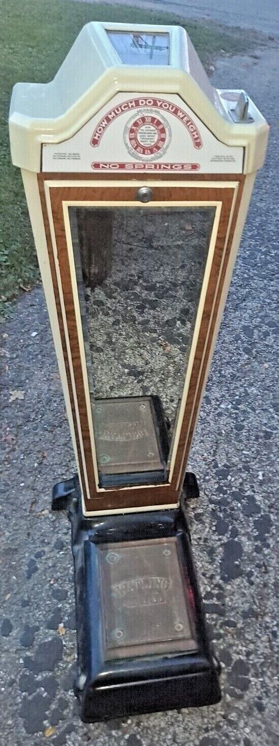 Watling Scale Co "How much do you weigh" Antique Scale 1959 Rockford ...