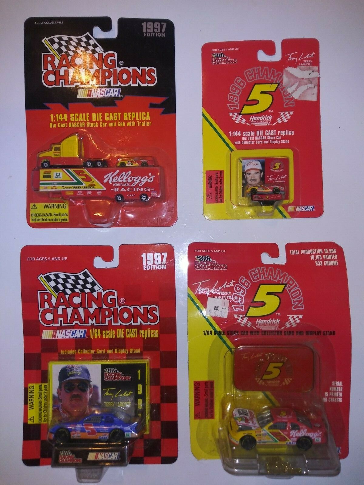RACING CHAMPIONS LOT OF 4 DIECAST SETS NASCAR TERRY LABONTE AS SHOWN | eBay