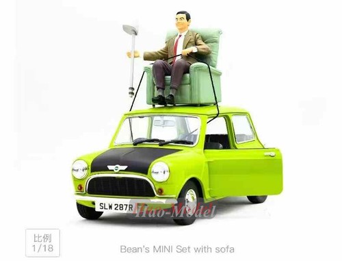 TINY 1:18 Mr.Bean's MINI Cooper Set Alloy Diecast Model Car Toy ...