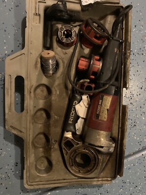 Ridgid 600 Handheld Electric Pipe Threader Threading Machine W Clamp ...