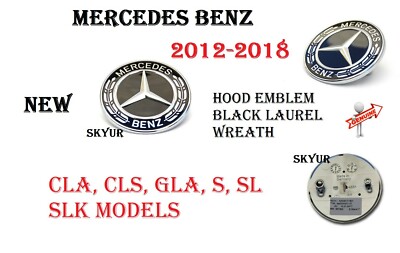 SLK 2006 black MB bonnet emblem | Mercedes SLK World
