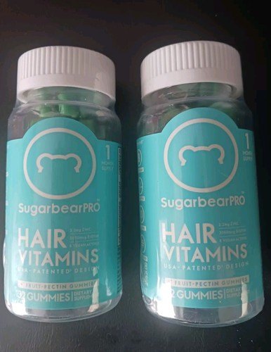 SugarbearPRO Hair Vtamins Gummies (2) Bottles $36.95 | eBay