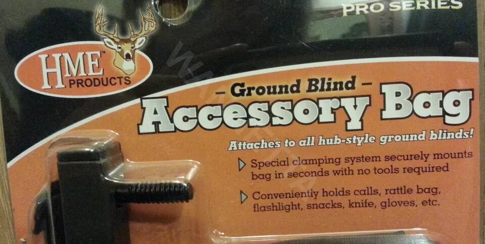 HME Ground Blind Accessory Bag For Hub Style Blind Hunting Organizer ...