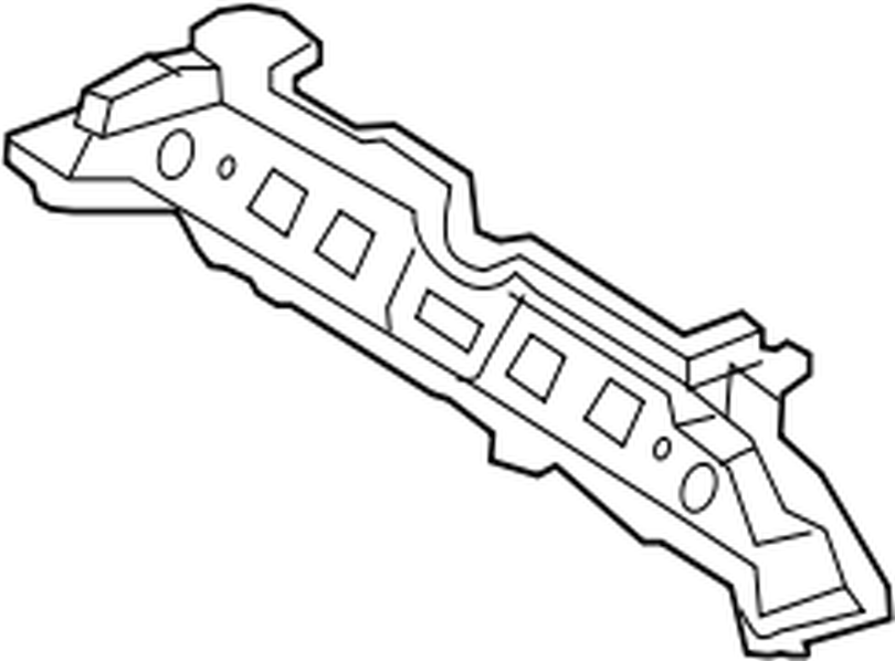 53205-52090 Toyota Support sub-assy, radiator, upper 5320552090, New ...