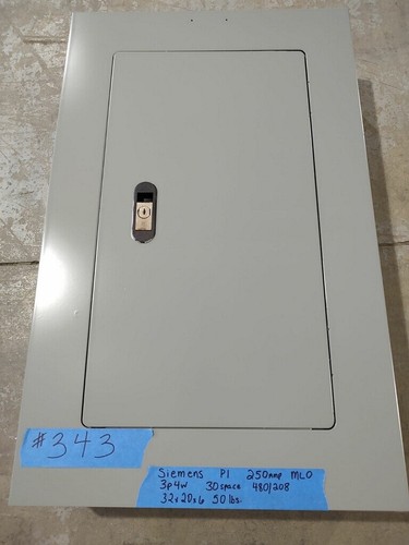 250 225 200 AMP MLO MAIN LUG ONLY Panel Panelboard 208V 120V 240V 480V ...