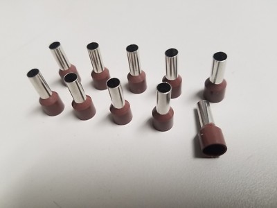 10pcs 8 Gauge Wire Ferrule Amplifier Power 8 AWG Tin Copper Amp | eBay