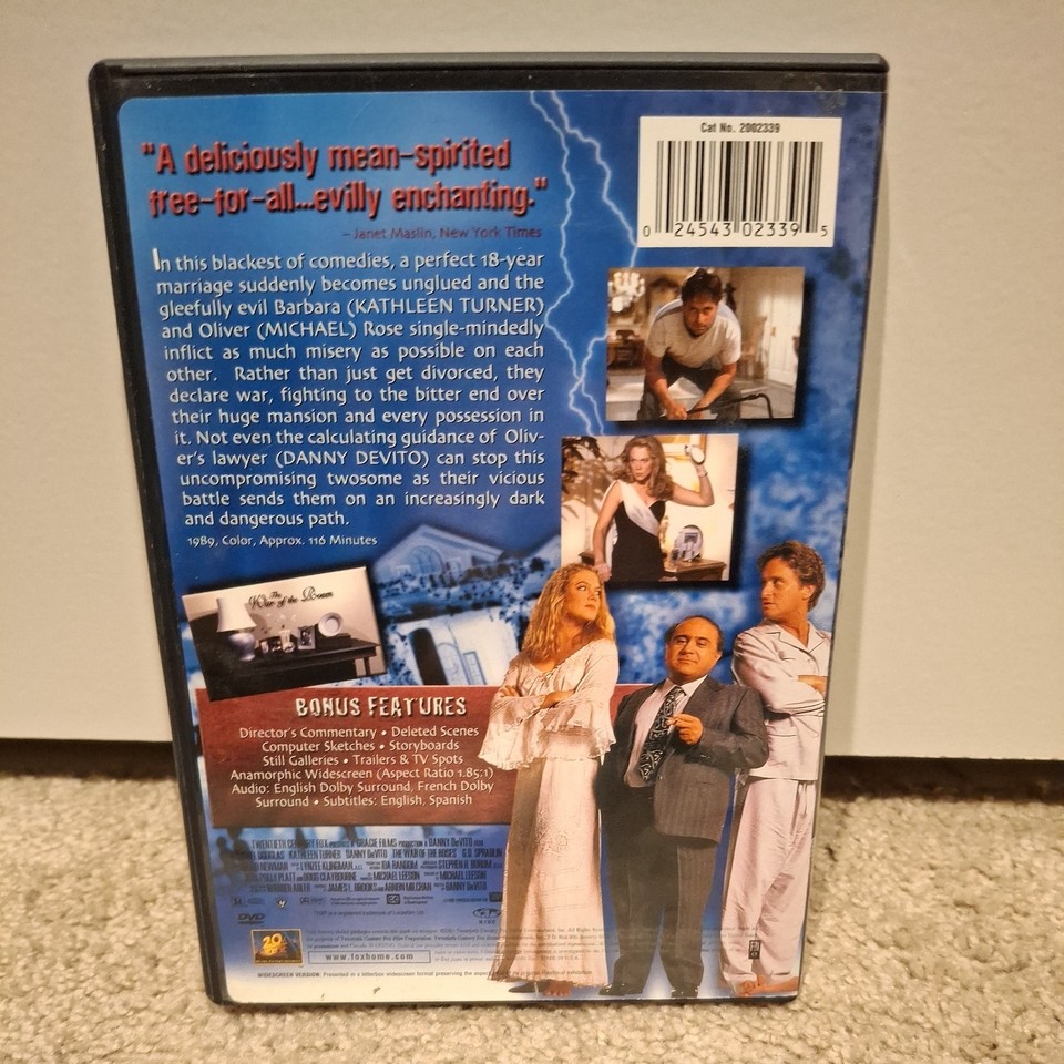 The War of the Roses Special Edition with Bonus Features DVD. Free ...