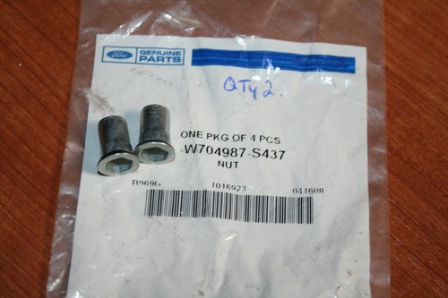 NOS Ford Roof Rack Rail Support Nut Left W704987-S437 Qty.2 00-11 Focus ...