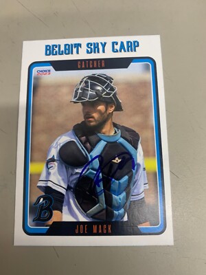Joe Mack Signed Card 2023 Beloit Sky Carp Team Card IP Auto | eBay