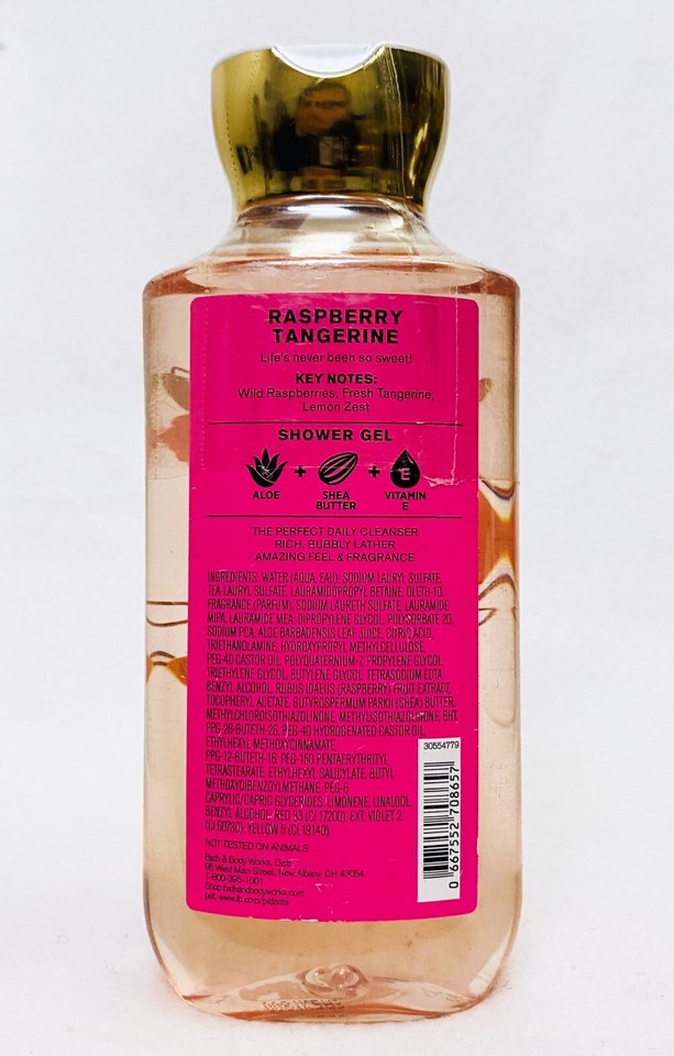 1 Bath & Body Works RASPBERRY TANGERINE Body Wash Shower Gel 10 oz | eBay