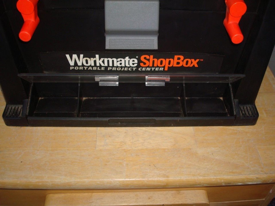 Black & Decker WORKMATE Shop Box Portable Project Center w/ 4 Peg Stops ...