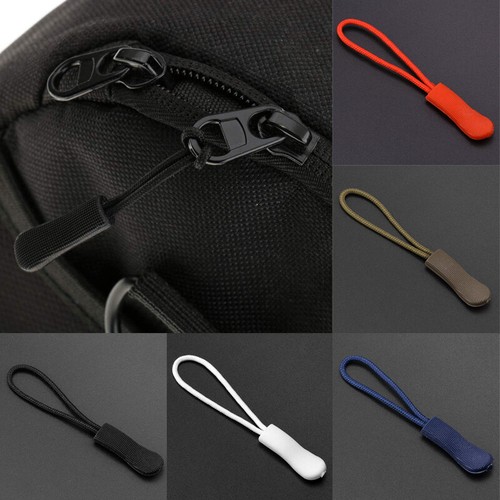 10Pcs Zip Puller Cord Fastener Slider Backpack Jacket Replacement ...
