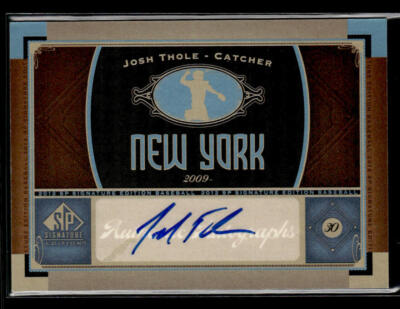 2012 SP Signature #NYM10 Josh Thole E AUTO | eBay