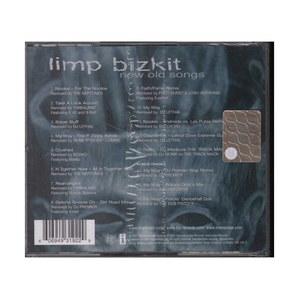 Limp Bizkit CD New Old Songs / Flip Records Versiegelt 0606949319229 | eBay