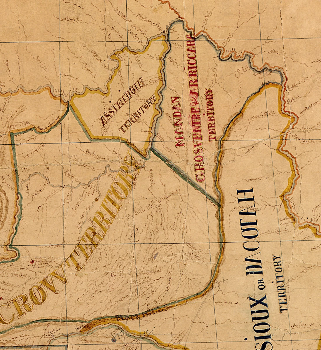 Great Plains Indians Map