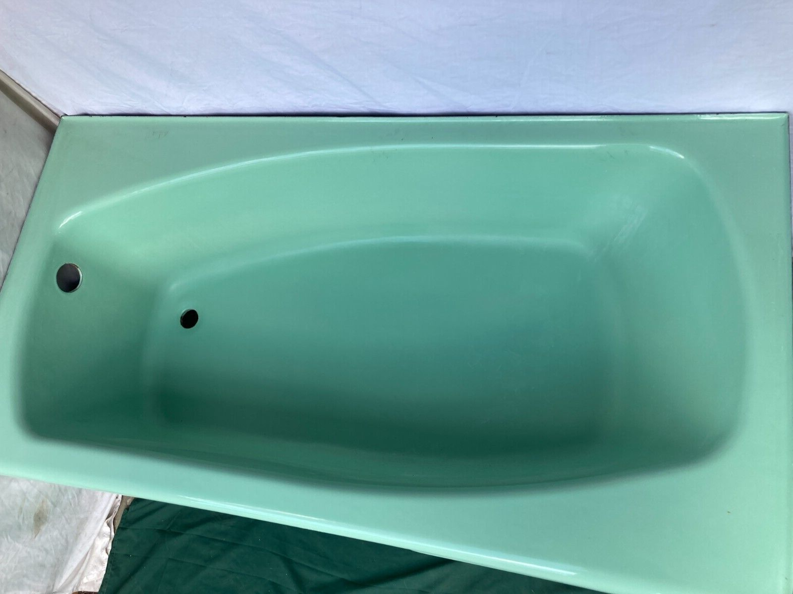 Vtg Mid Century Jadeite Ming Green Bath Set Wall Sink Toilet Bathtub 164-24E | eBay