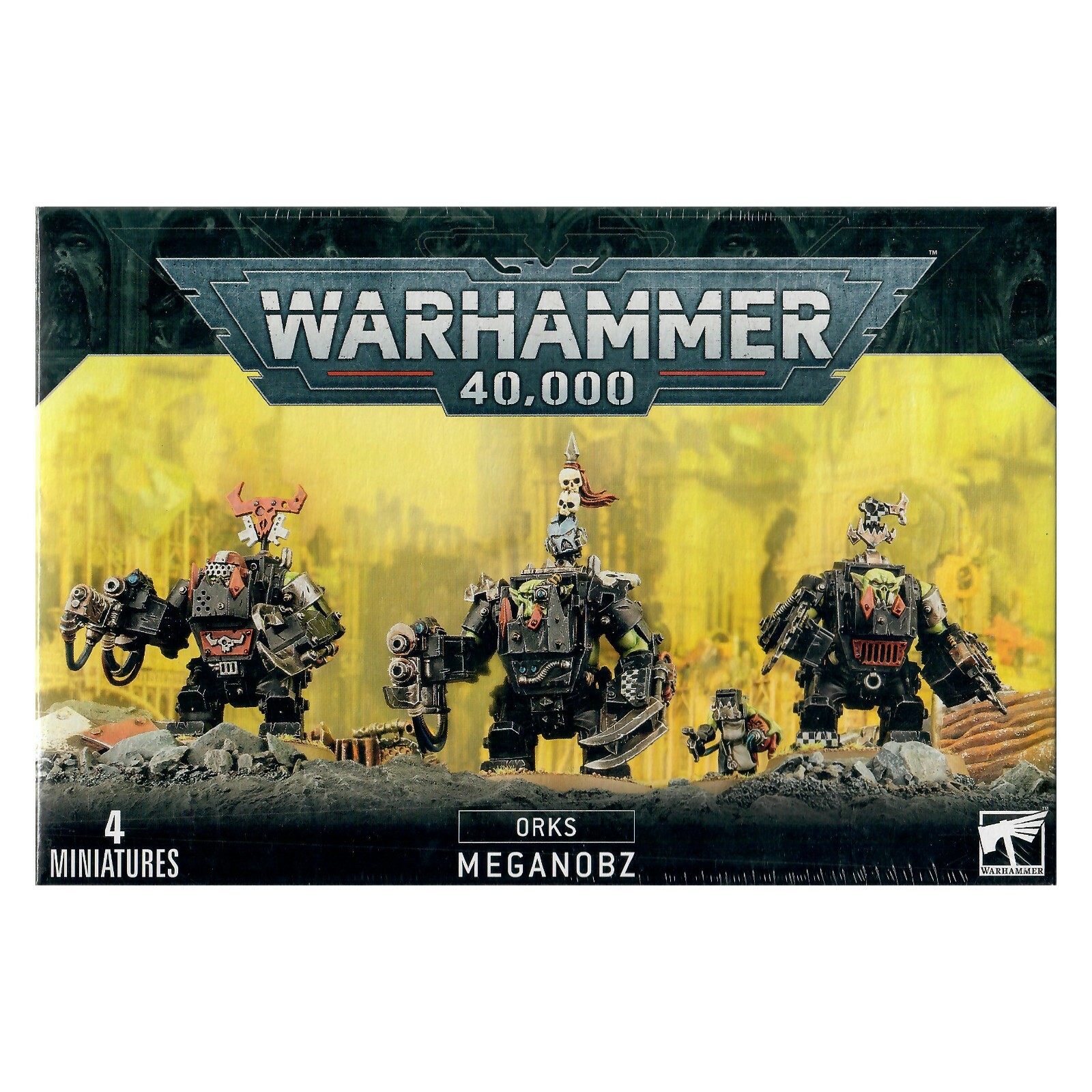 Warhammer 40K Orks : Ork meganobz x3 • NIB 50-08 Orc Big Mek - La Paz ...