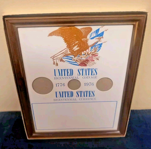 U.S. Bicentennial Coinage & Currency 1776 - 1976 Display Frame - Empty ...