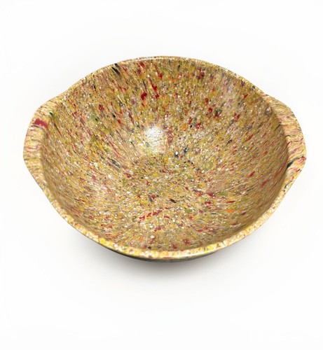 Texas Ware? Unmarked 10” Mixing Bowl 118 Confetti Splatter Melmac USA ...
