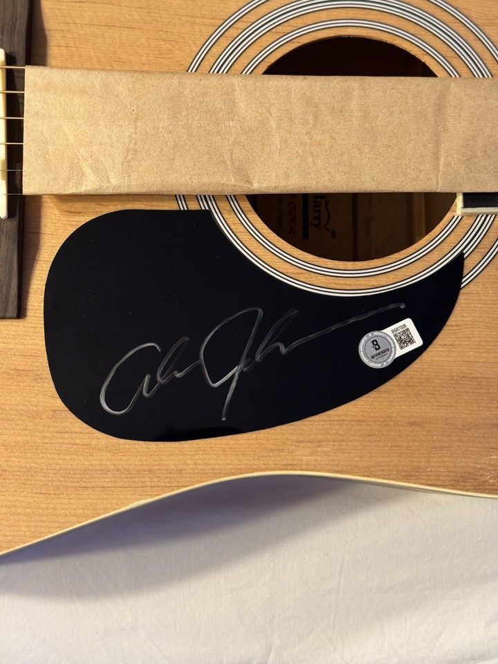ALAN JACKSON SIGNED F/S ACOUSTIC GUITAR COUNTRY AUTOGRAPHED BECKETT ...