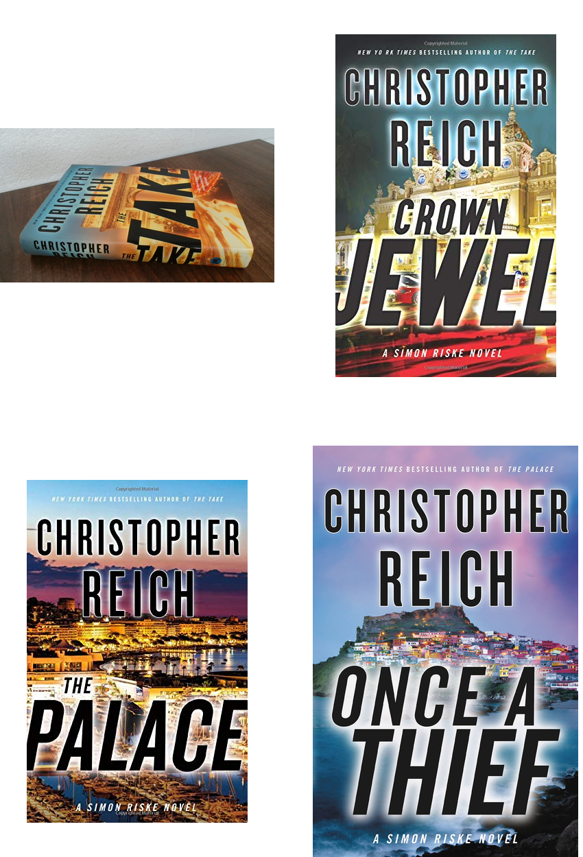 Christopher Reich Simon Riske 4-Book Hardcover Collection | eBay