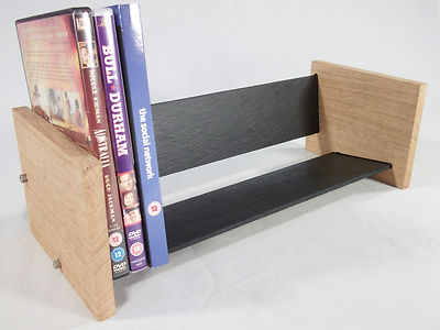 Oak Slate Design DVD Rack - Modern Contemporary Style | eBay