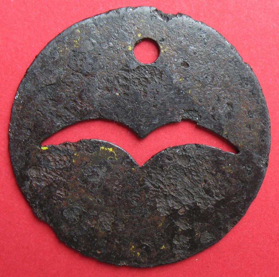 WWII - Military - German Luftwaffe Mail bags marking token 1 - more on ...