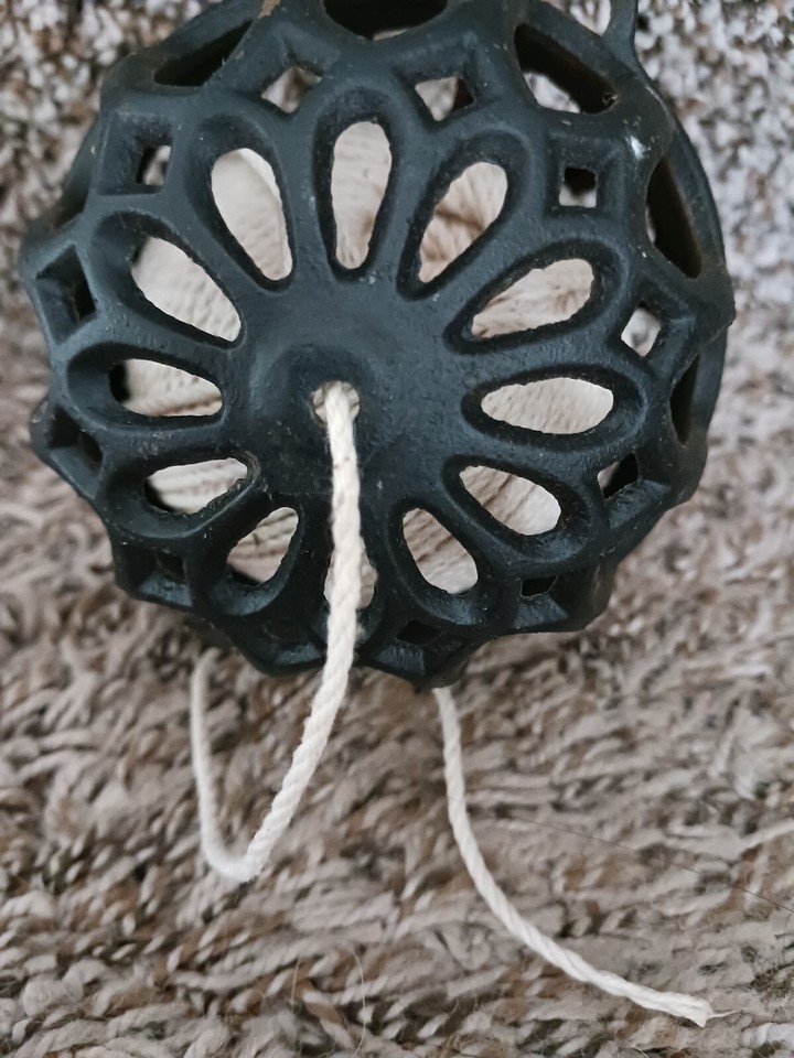 One Antique Cast Iron String Holder | eBay