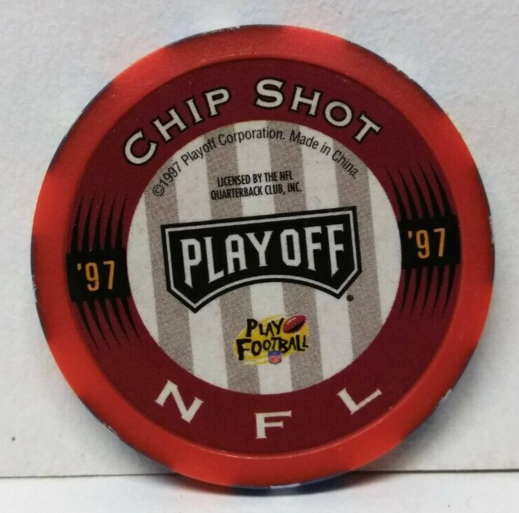 NFL Playoff 1997 Chip Shot #153 of MIAMI DOLPHINS Hall of Famer DAN ...