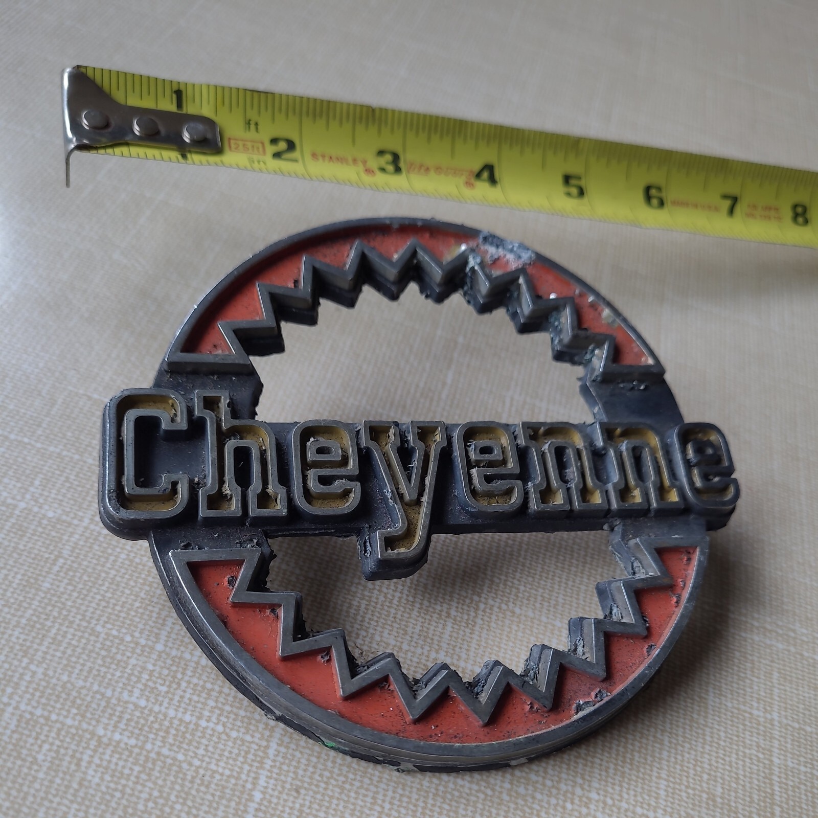 Vintage 1976-1980 Chevrolet Cheyenne Metal Emblem 330316 Z-1803 | eBay