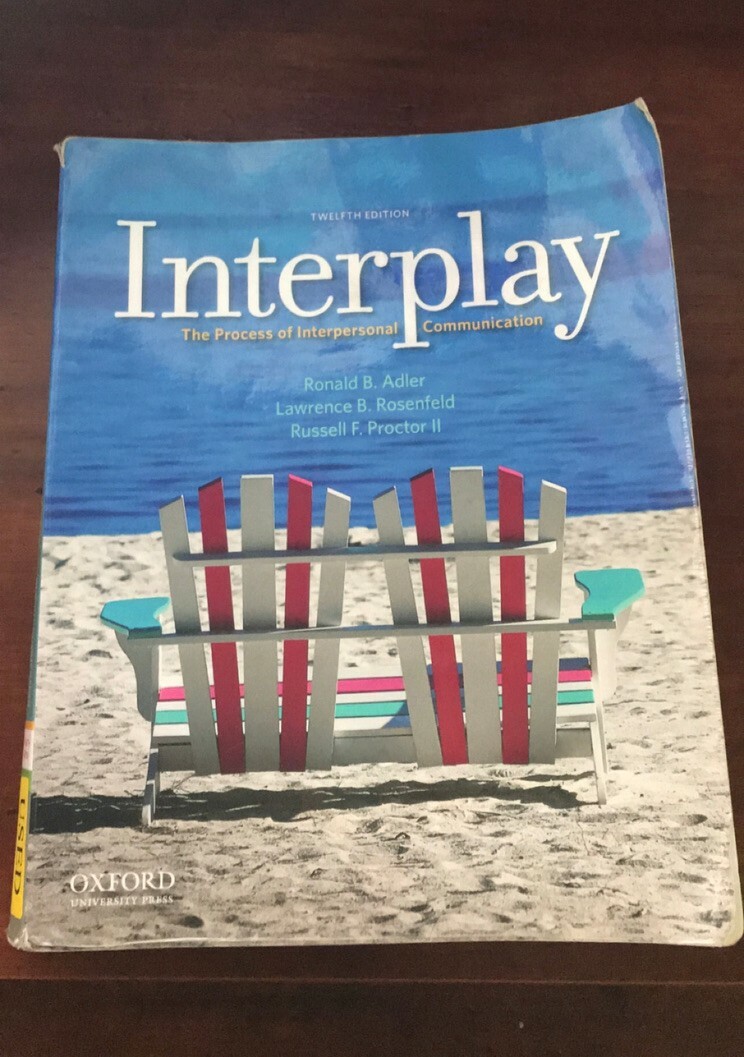 Interplay, by Adler, Rosenfeld, & Proctor, 12th edition | eBay
