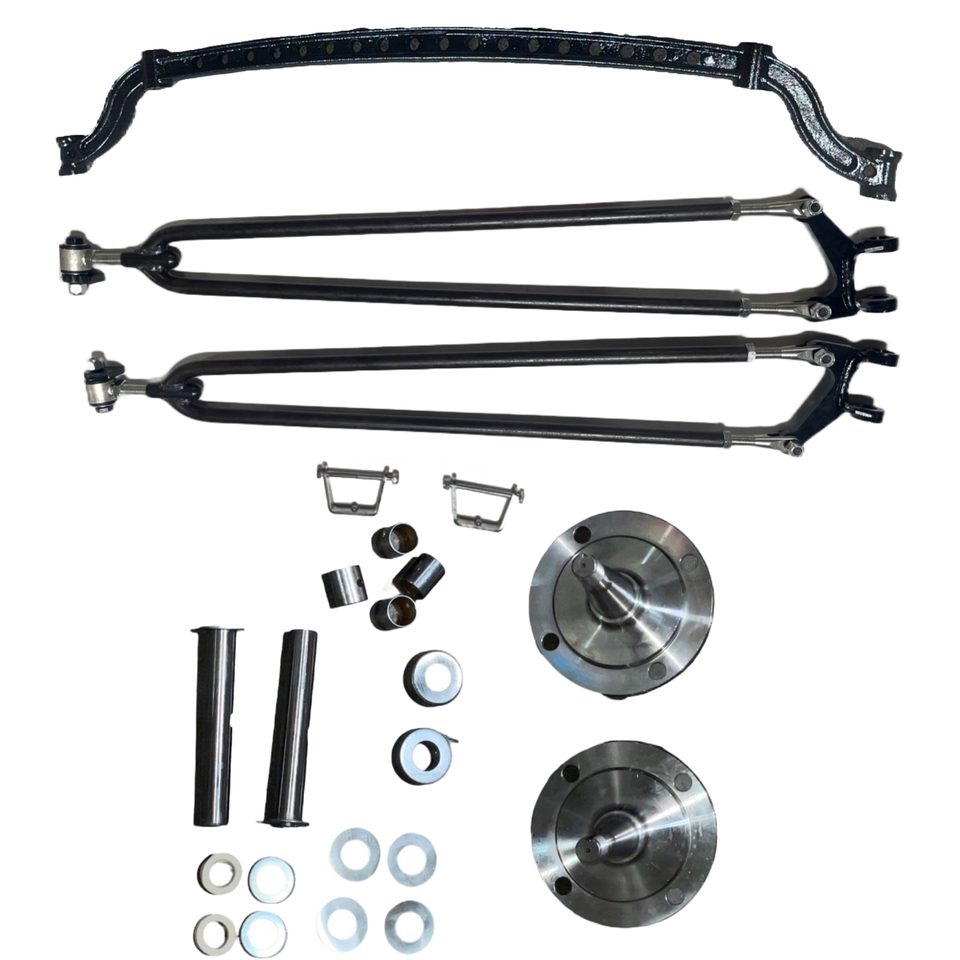 1929-1948 Ford 47'' I Beam Axle Hairpin Spindle Leaf Spring kit Rear 4 ...