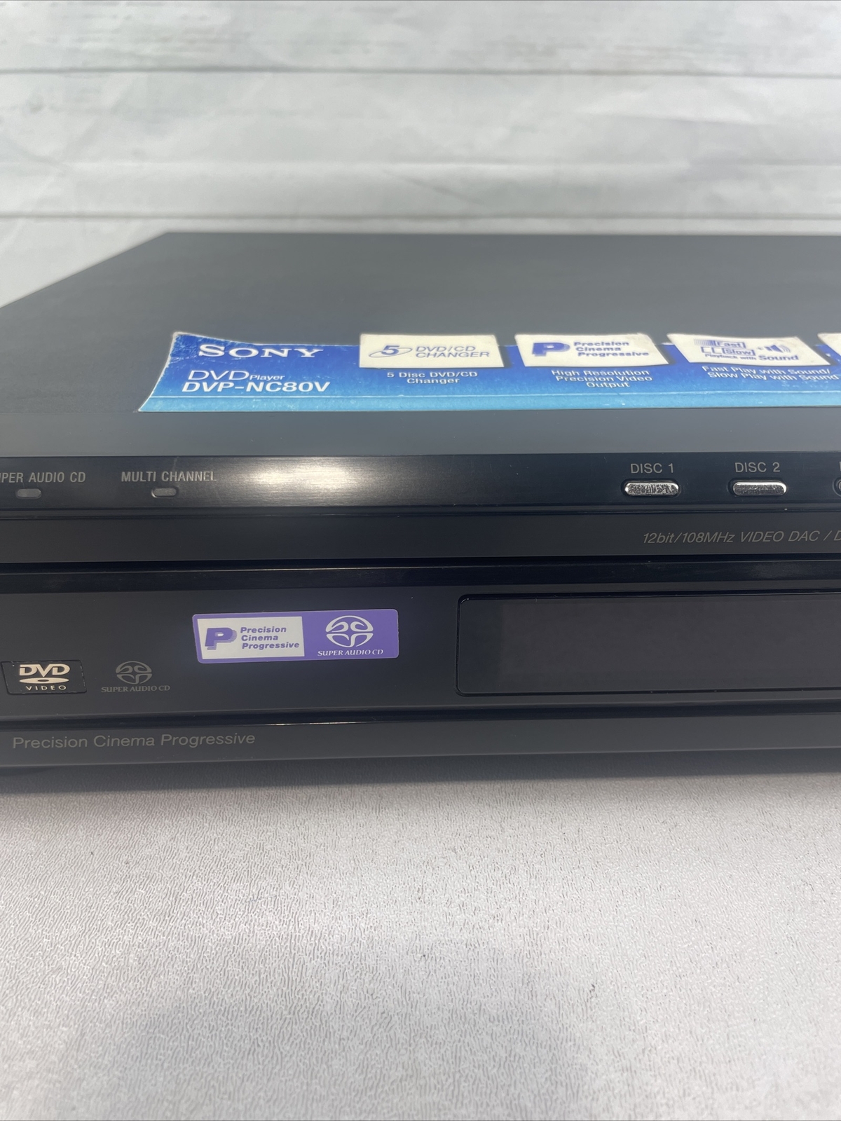 Sony 5 Disc Changer - DVP-NC80V Super Audio CD/SACD/DVD Player No ...