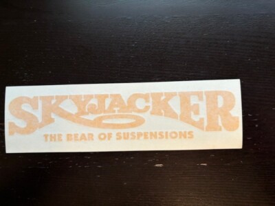 Skyjacker Decal ORANGE 9X2.5 Lift Kit Shocks THE BEAR | eBay