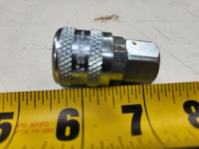 1/4" Female NPT Milton Quick Connect A-Style Coupler S-775 Steel NeW | eBay