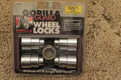 Gorilla Automotive 62671 Gorilla Guard Wheel Locks (7/16" Short Shank ...