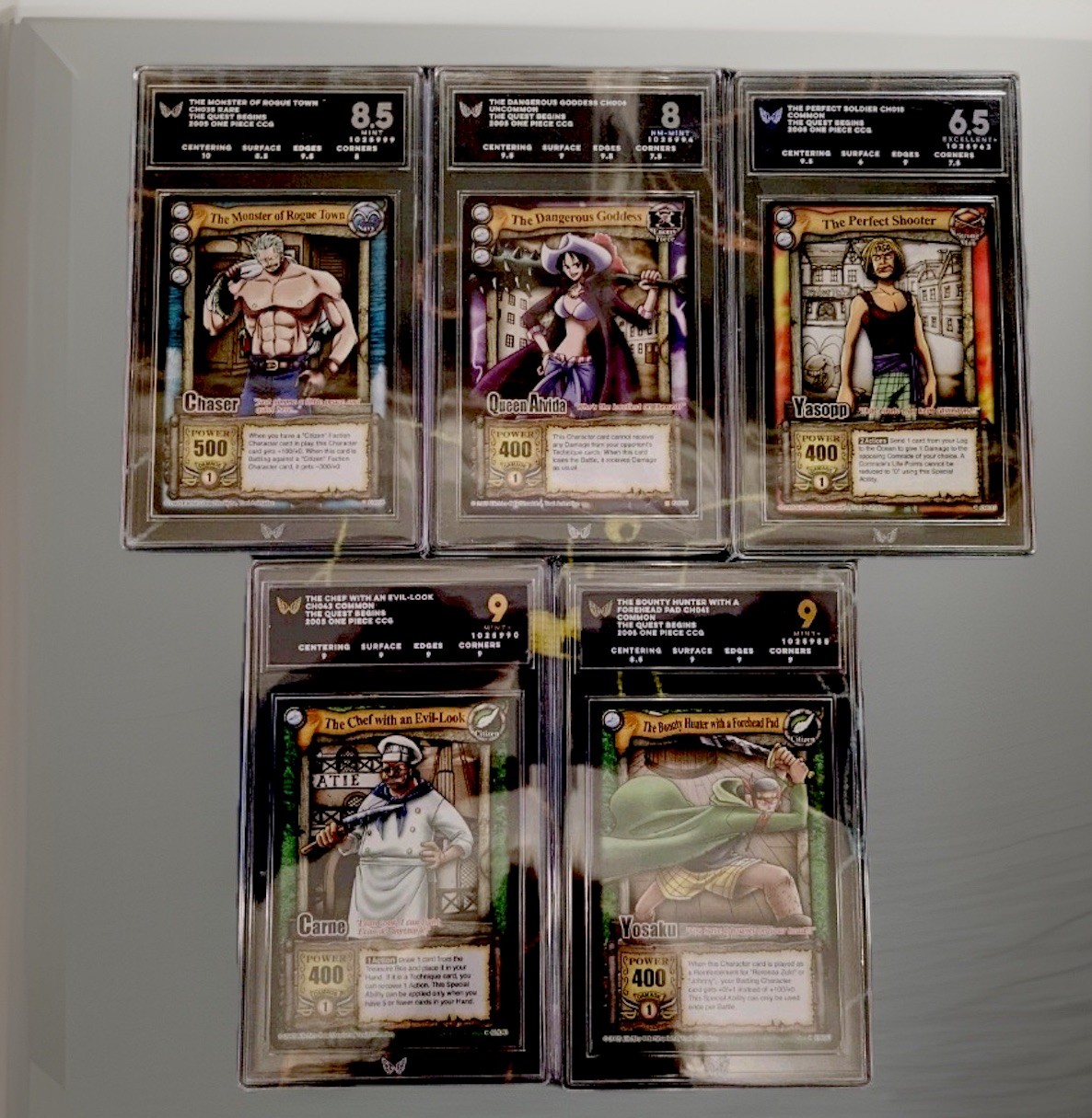 🚨One Piece ARK Graded 6.5-9 Vintage Bulk Bundle/Lot! 5 Cards/Slabs‼️ | eBay