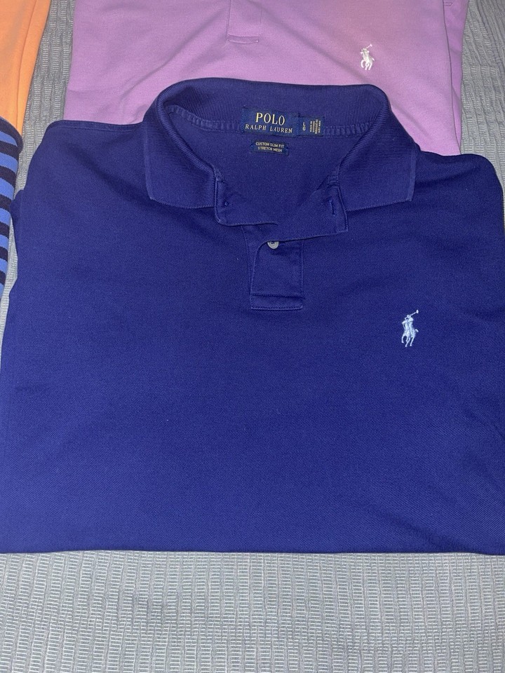Lot Of 5 Polo Ralph Lauren Men's Size L Polo Short Sleeve Shirts | eBay