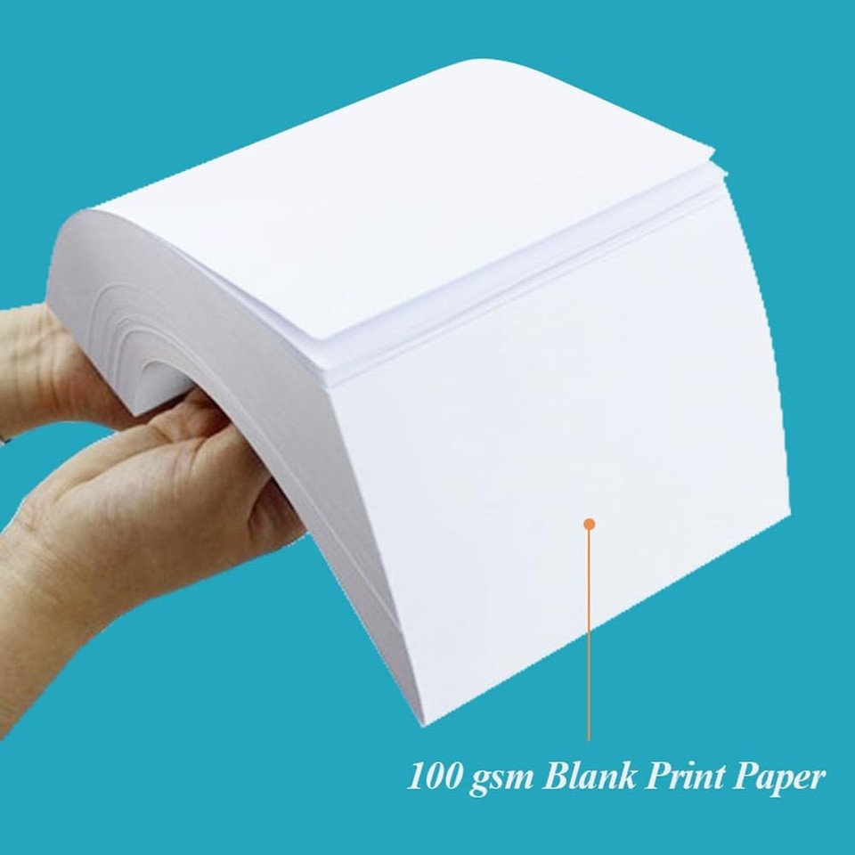 (3-Pack) 11" x 17" Blank Print Paper, 135Sheets/270Pages Blank Loose ...