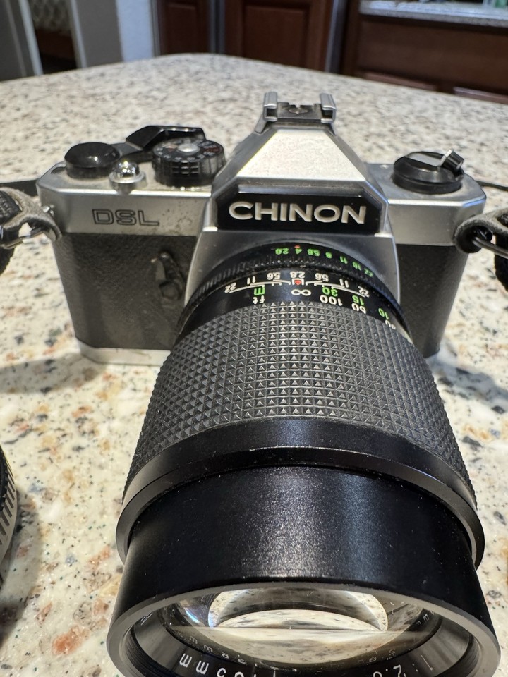Chinon DSL 35mm SLR Camera Bundle Untested | eBay