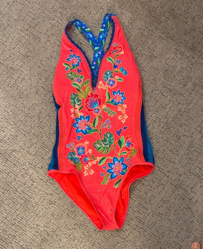 Johnny Was Rumba Cross back swim one piece S | eBay