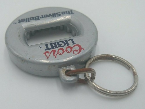 Vintage Coors Light Keychain Advertising The Silver Bullet Beer Bottle ...