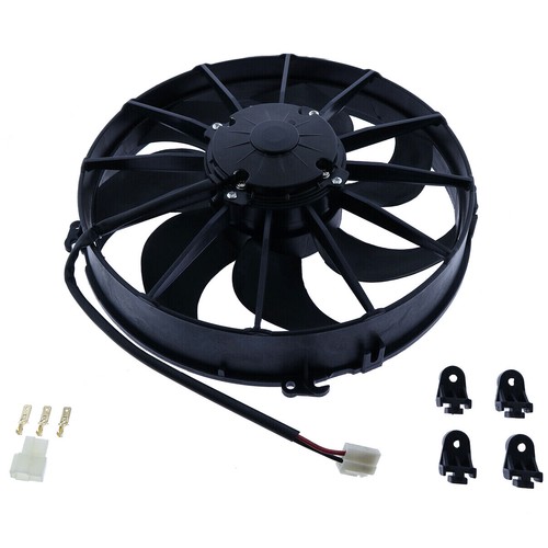 30103202 New Electric Puller Fan VA01-AP90/VLL-66A 12"/12V 1870 CFM | eBay