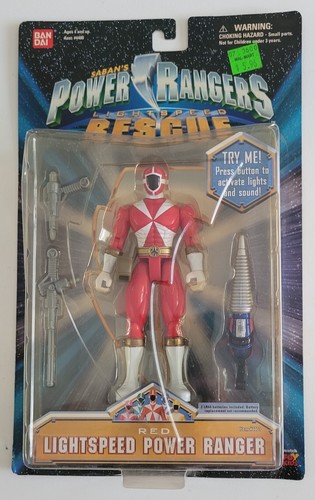 1999 BANDAI Power Rangers Lightspeed Rescue - Red Lightspeed Power ...