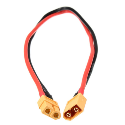 XT60 Female To Male Plug Adapter Connector Cable Cord Wire Bullet Jack ...