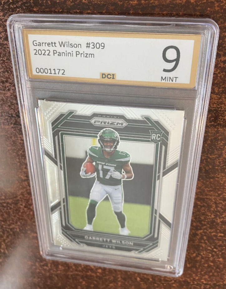2022 Panini Prizm GARRETT WILSON Rookie Card RC #309 DCI 9 "MINT" NEW ...