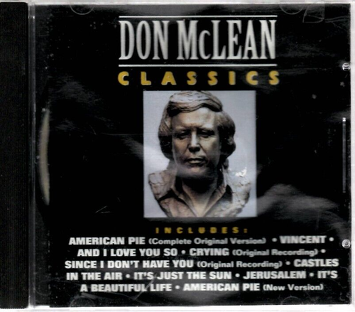 Don McLean CD, Curb Records, 1992, D2-77547, Classics ~ VG+ | eBay